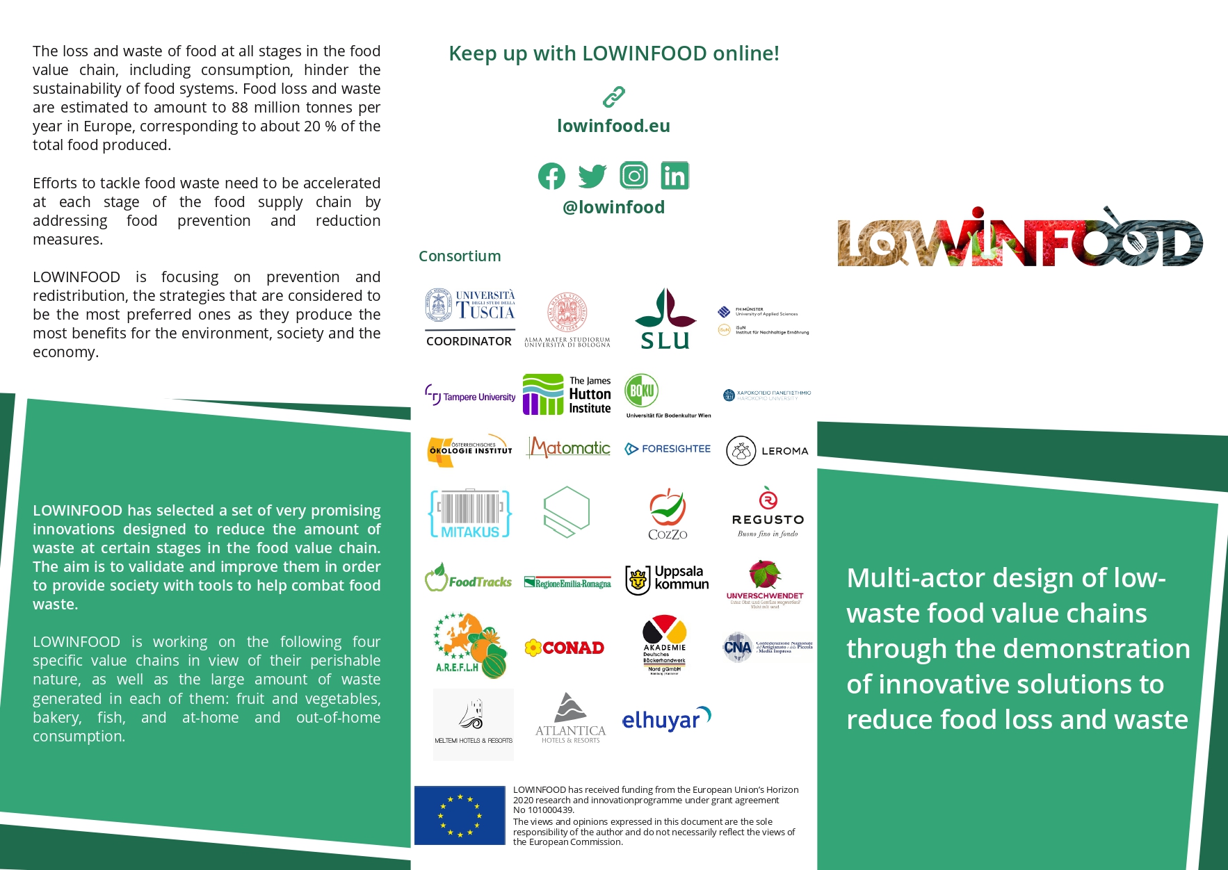 Multi-actor design of low-waste food value chains through the ...