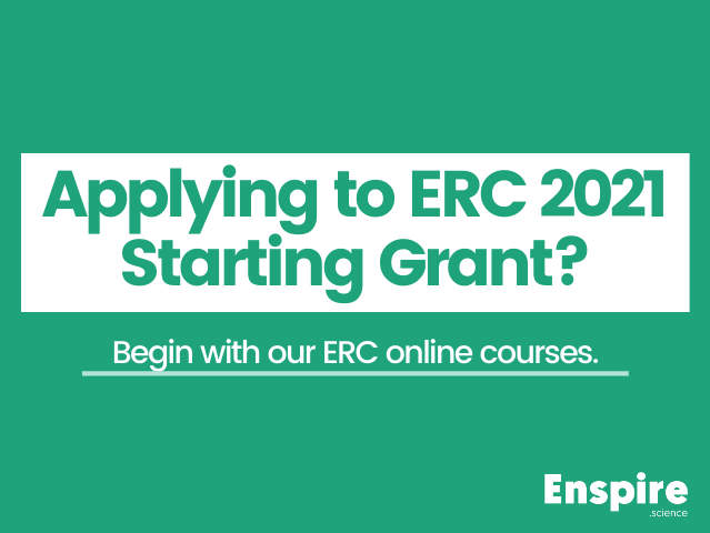 New ERC Online Courses for ERC 2021 Starting Grant Applicants!